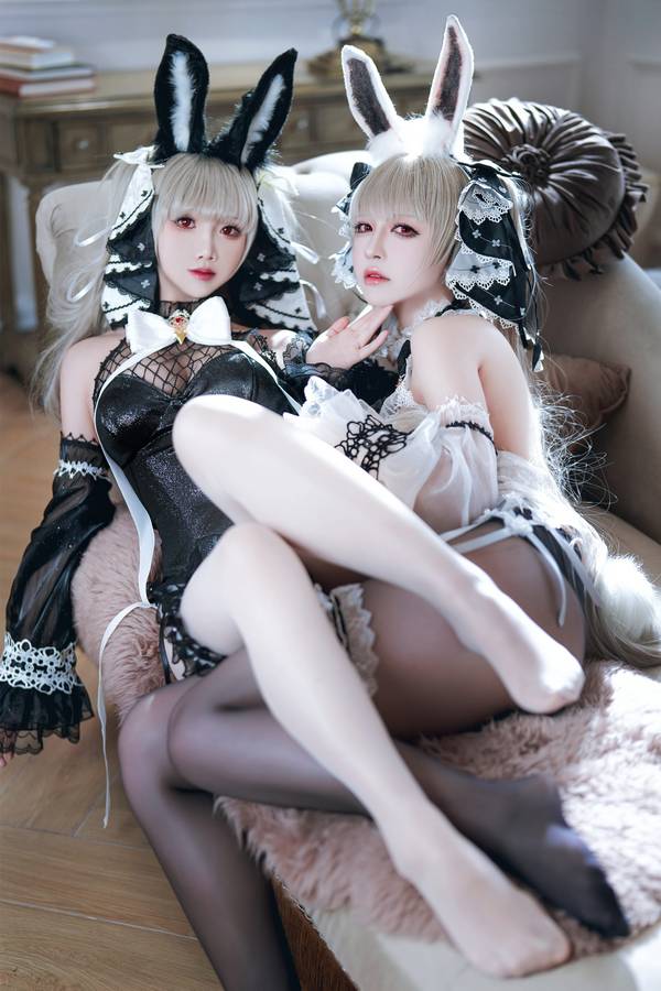 可爱人气Coser面饼仙儿&半半子 – 碧蓝航线 可畏兔兔 [57P6V-470MB]-沫倪酱